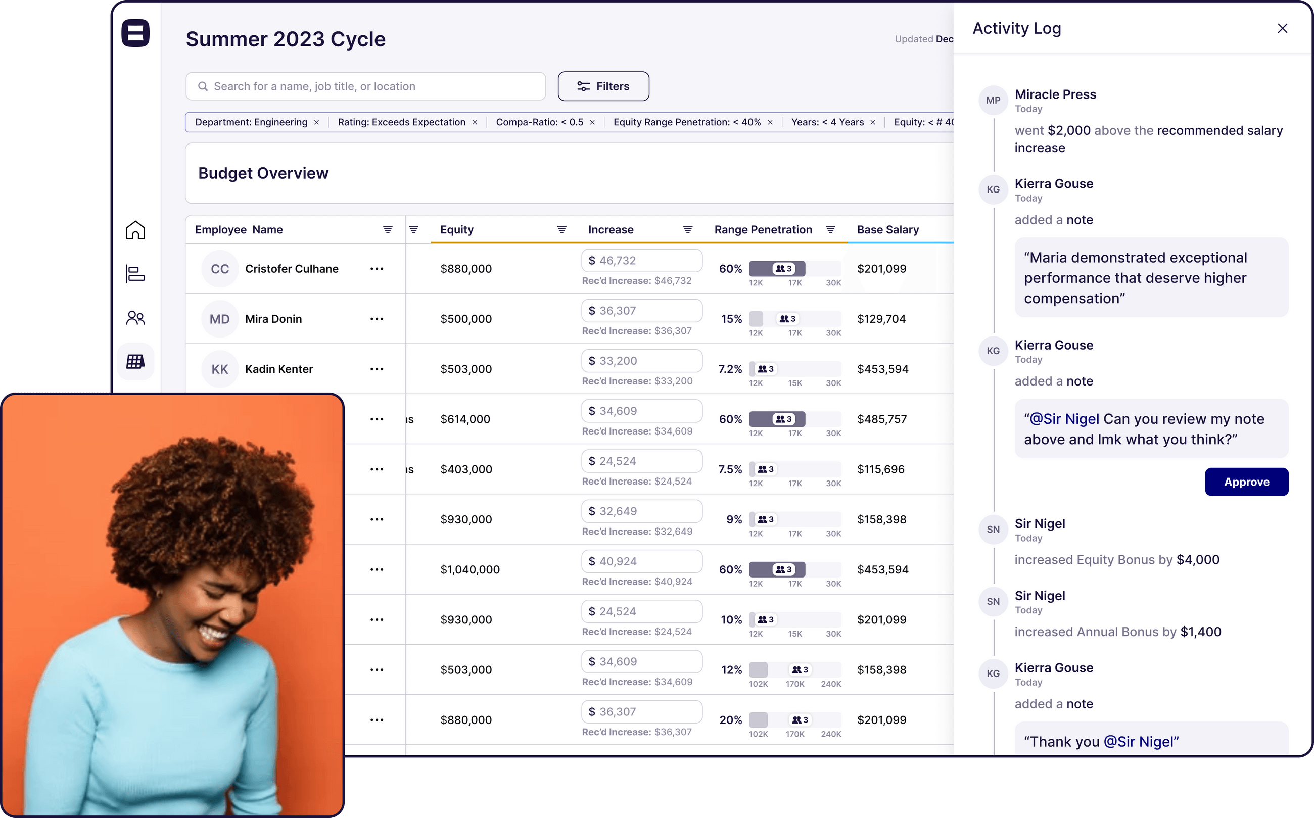 Employee Compensation Management Software | Pequity